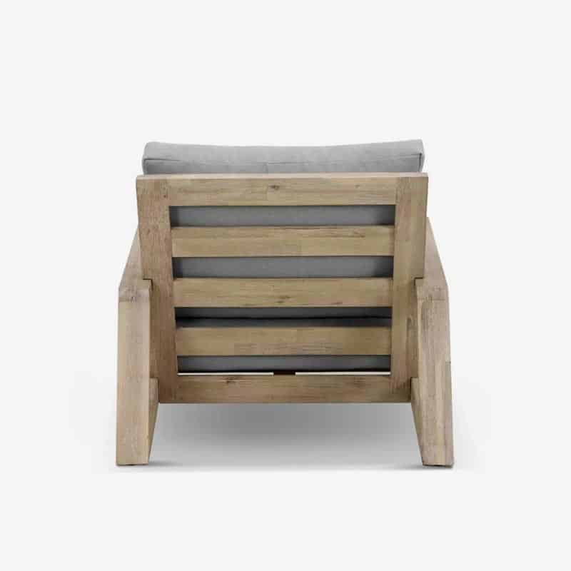 Milford Single Lounge - Teak - Geelong Outdoor Furniture