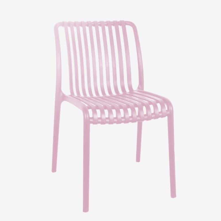 Voyage Armless Dining Chair - Pink - Geelong Outdoor Furniture