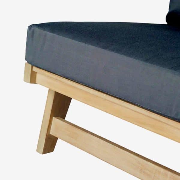 Milford Single Lounge - Teak - Geelong Outdoor Furniture