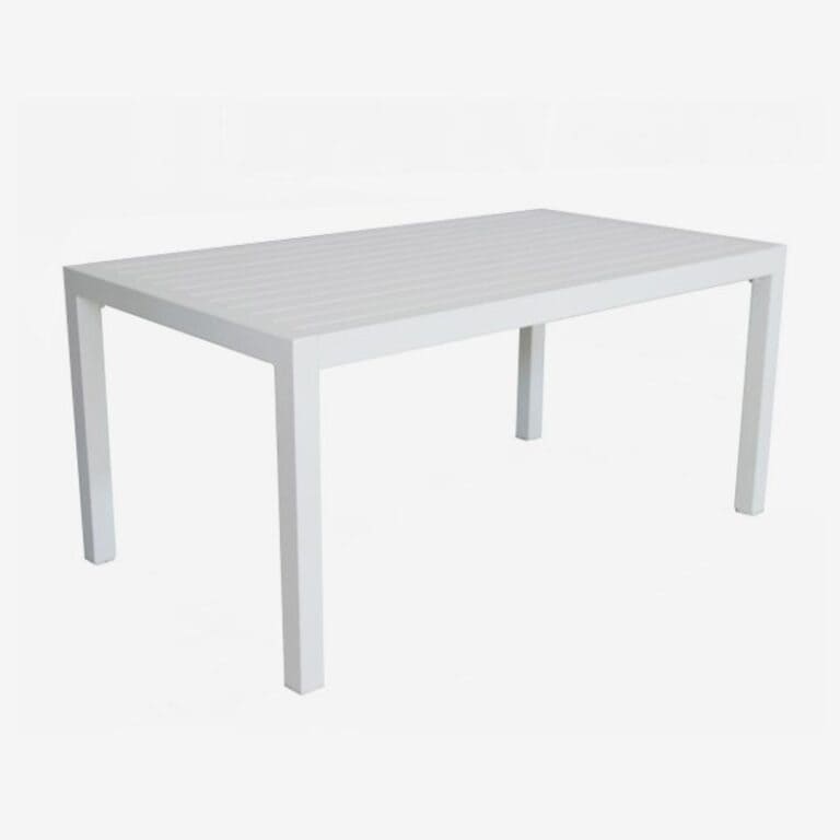 Matzo Dining Table 1600x900 - White - Geelong Outdoor Furniture